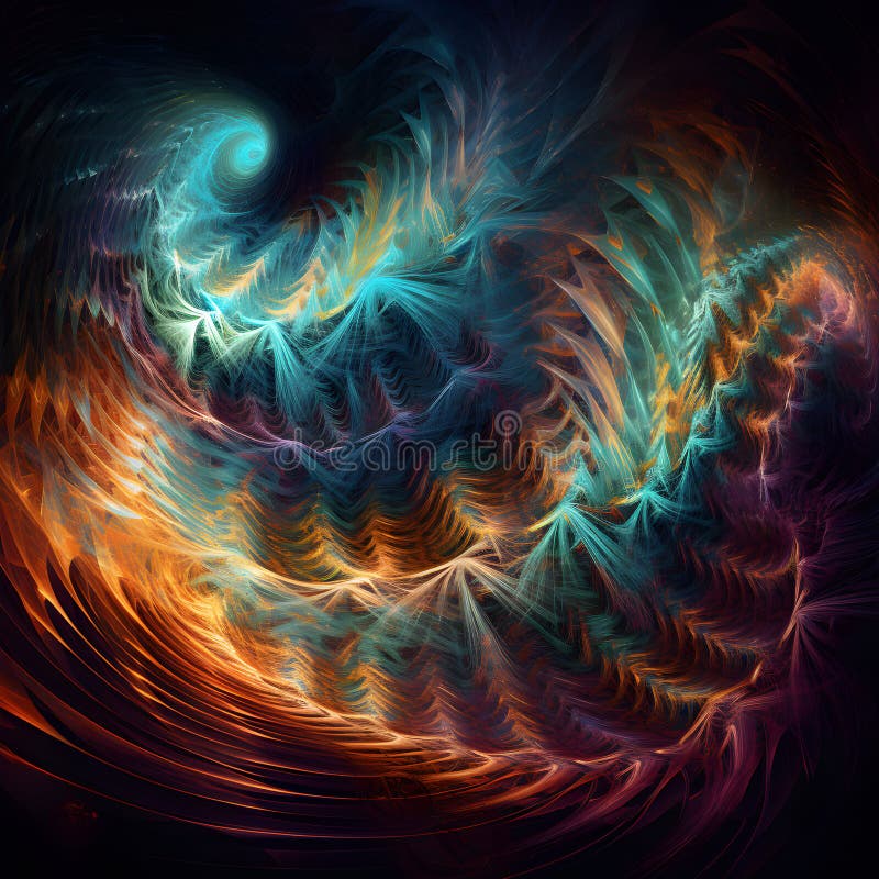 Generative AI, Illustrations, Gravity, Gravitational Waves Concept ...