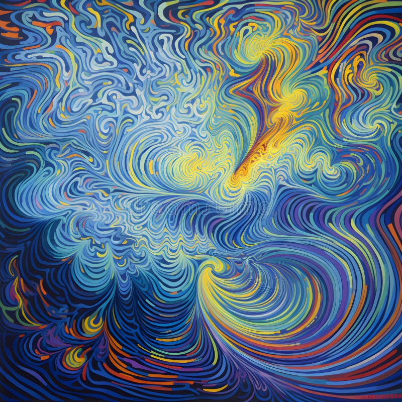 Generative AI, Illustrations, Gravity, Gravitational Waves Concept ...