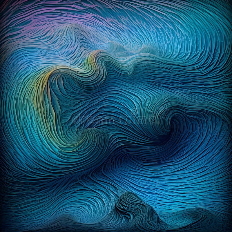 Generative AI, Illustrations, Gravity, Gravitational Waves Concept ...