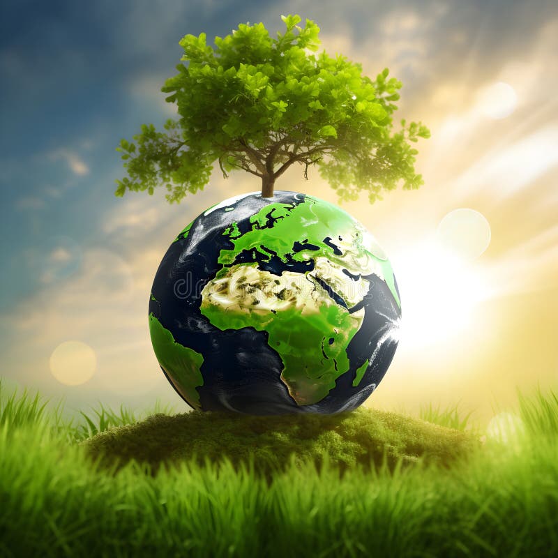 Generative AI Illustrations, World Environment Day, Respect Nature, Do ...