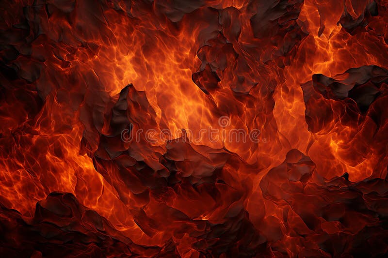 Generative AI Image of Abstract Background with Hot Fire Flame Texture ...