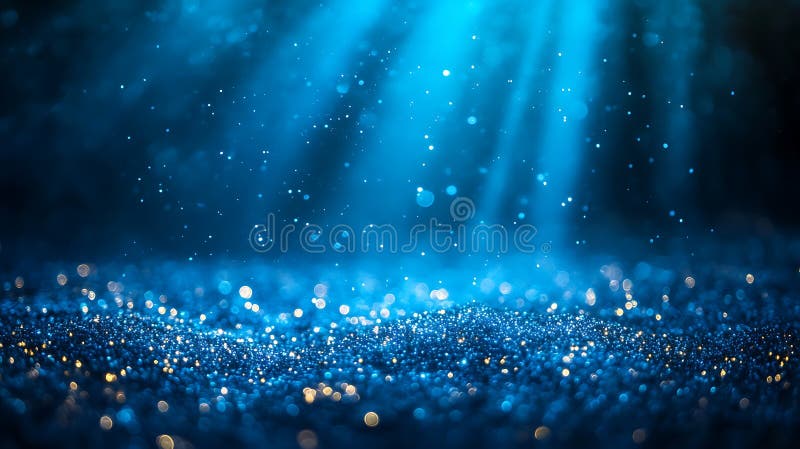 Generative AI Image of Abstract Dark Blue Sand Wave with Glitter Shiny Stock Illustration ...