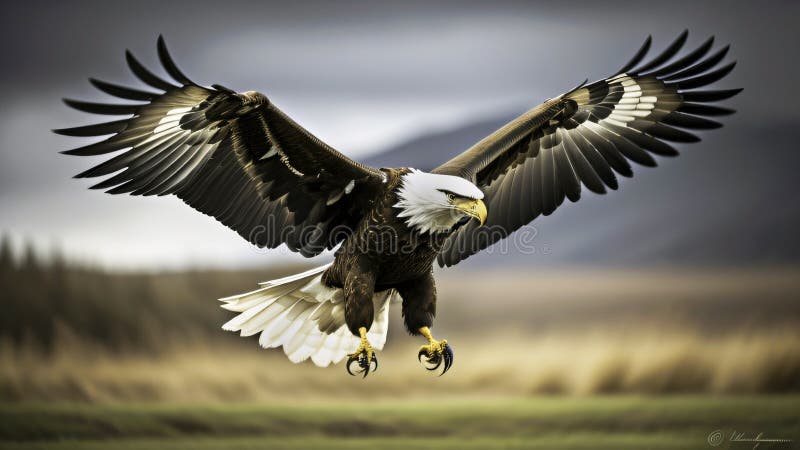 Bald Eagle Swoop Stock Illustrations – 396 Bald Eagle Swoop Stock ...