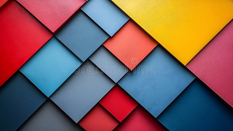 Generative AI Image of Bold Rectangular Geometric Pattern at ...