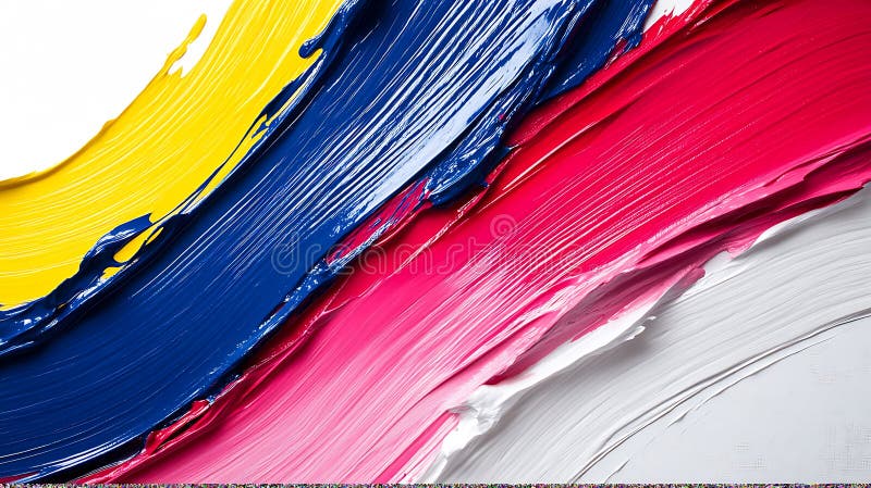 Generative AI Image of Bright Dynamic Abstract Pattern with Collage ...