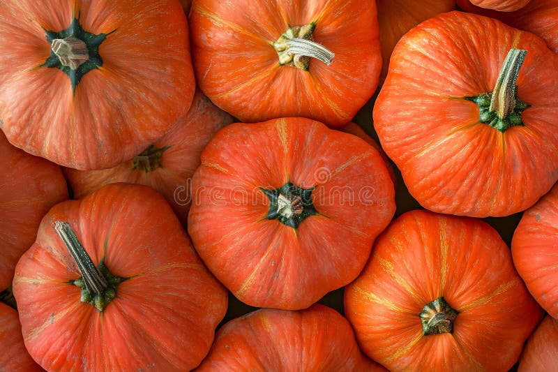 Generative AI Image of Fresh Harvested Pumpkin with Bright Colors ...