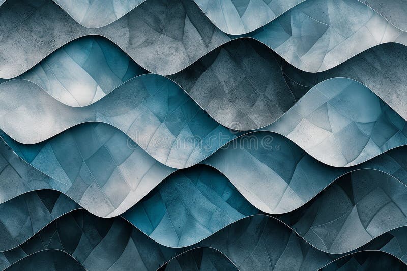 Generative AI Image of Grey Gradation Strip Plate Waves Pattern ...