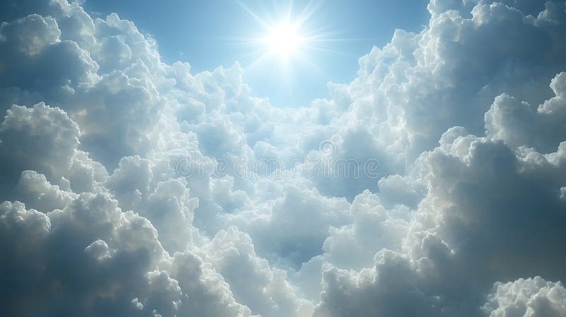 Sky with Bright Light Cloud Stock Photo - Image of pattern, nature: 2506154