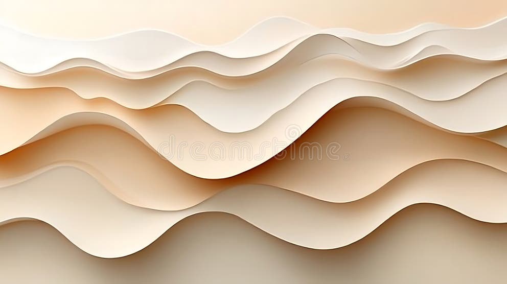 Generative AI Image of Minimalist Abstract Background with Neutral ...