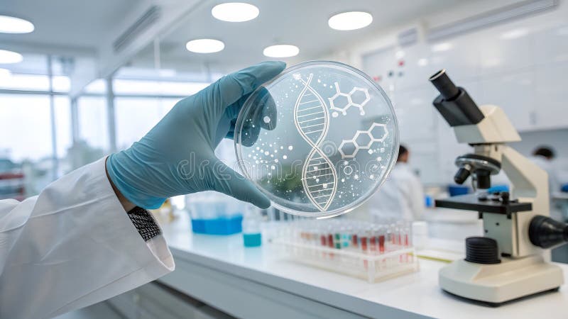 Generative AI Image of a Modern Science Laboratory Interior with ...