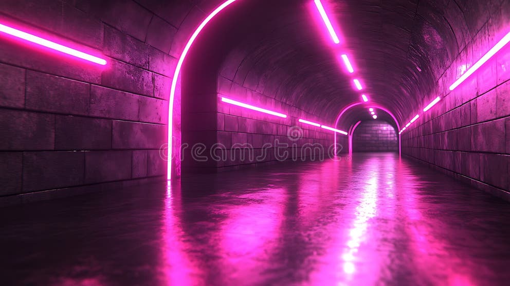 Generative AI Image of Neon Digital Modern Abstract Bright Peripheries ...