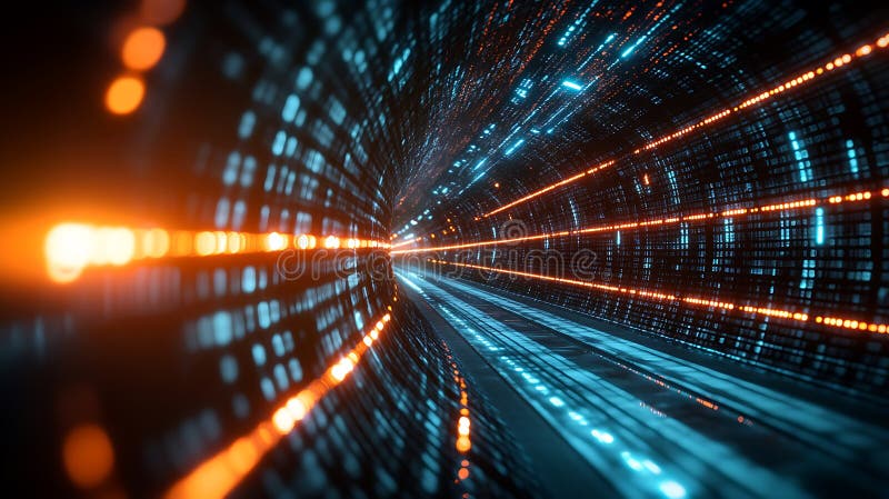 Generative AI Image of Neon Digital Modern Abstract Bright Peripheries ...