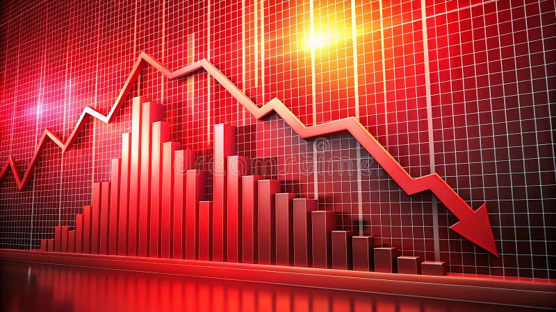 Bar Graph Going Down Stock Illustrations – 469 Bar Graph Going Down ...