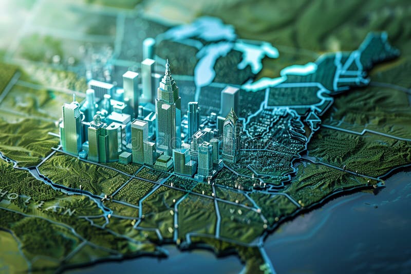 Generative AI Image of Road Train Traffic Map in City Town Wallpaper ...