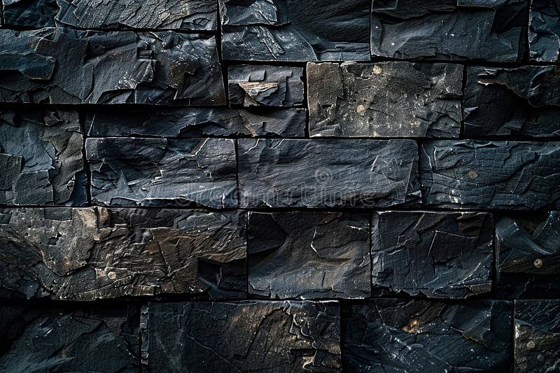 Generative AI Image of Rock Stone Natural Brick Wall Pattern Wallpaper ...