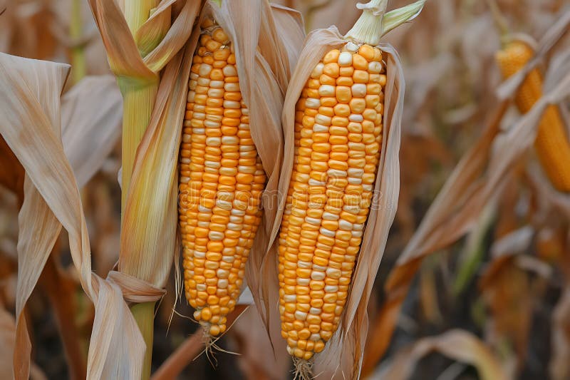 Generative AI Image of Unharvested Corn at Cornfield Garden Farm ...