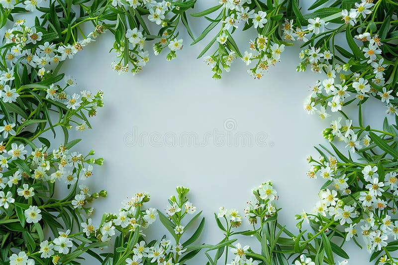 Edelweiss. Greeting Card, Invitation or Vertical Banner with Flowers of ...