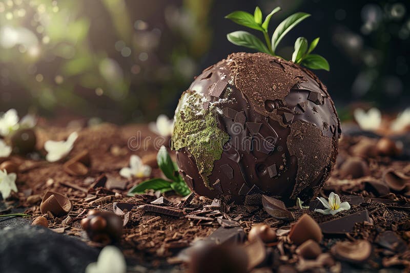 Chocolate Earth Stock Illustrations – 2,245 Chocolate Earth Stock ...