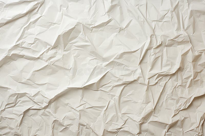 Generative AI Image of Wrinkled Crumpled Paper Texture Background with ...