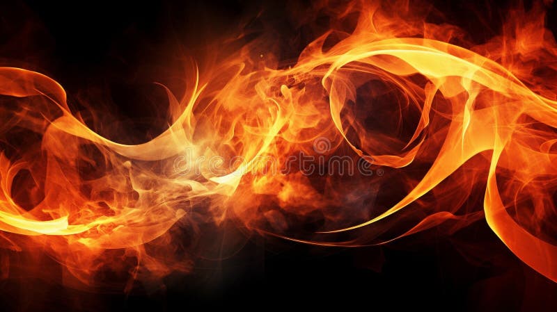 Generative AI, Inferno Rhythm Stock Illustration - Illustration of glow ...