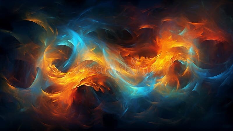 Generative AI, Inferno Rhythm Stock Illustration - Illustration of ...