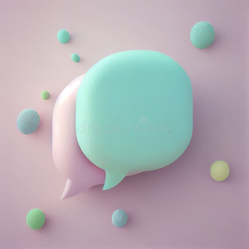 Like Speech Balloon Social Media 3d Render Bubble Stock Illustration ...