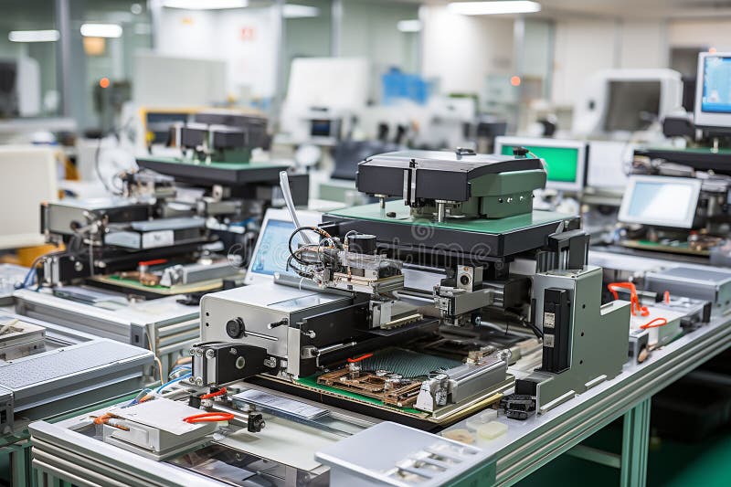 Generative AI, Line Production for Create Automotive Micro Electronic ...