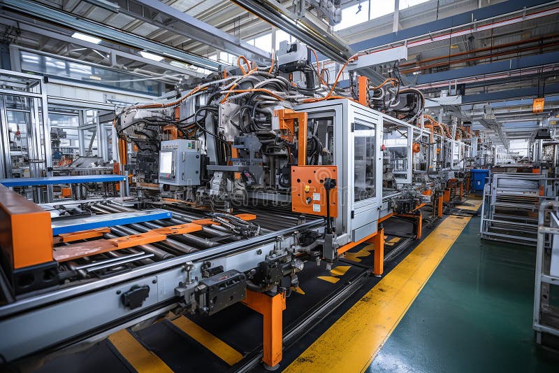 Generative AI, Line Production for Create Automotive Micro Electronic ...