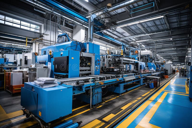 Generative AI, Line Production for Create Automotive Micro Electronic ...