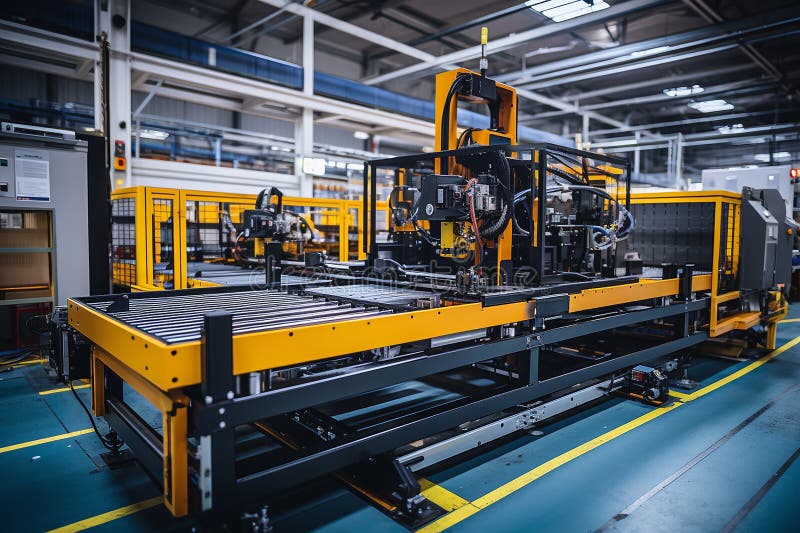 Generative AI, Line Production for Create Automotive Micro Electronic ...