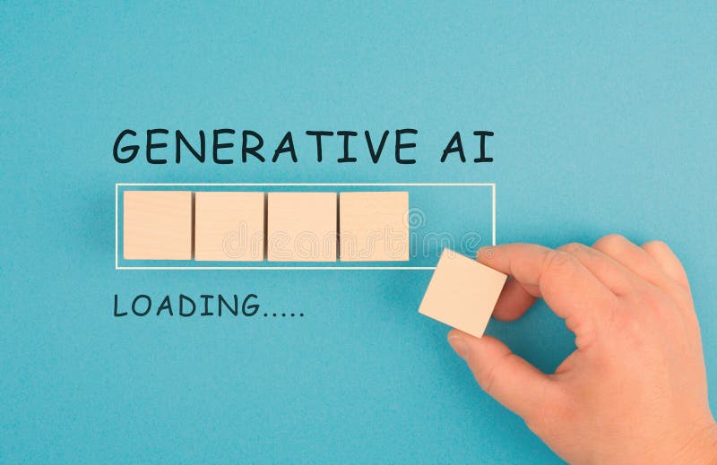 Generative AI Loading, Artificial Intelligence in Progress, Technology ...