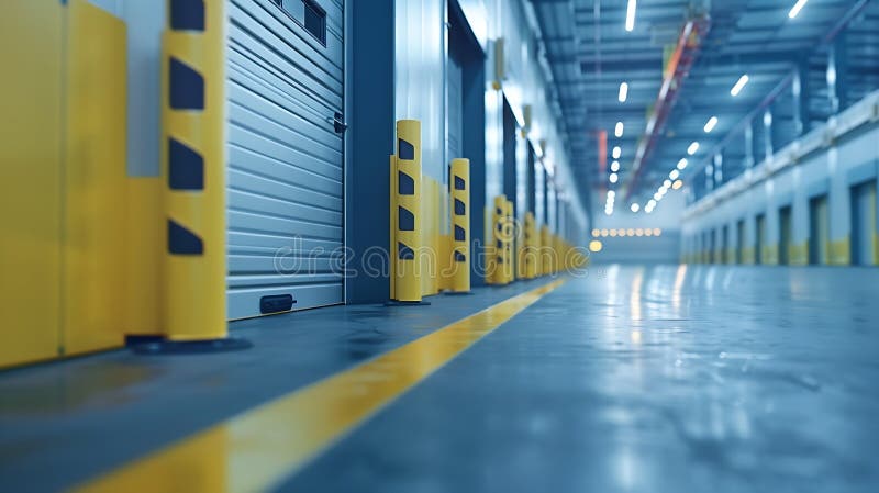 Generative AI Loading Bay Docks of a Large Distribution Warehouse ...