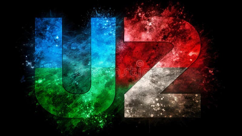 U2 RGB stock illustration. Illustration of three, copyright - 324198133