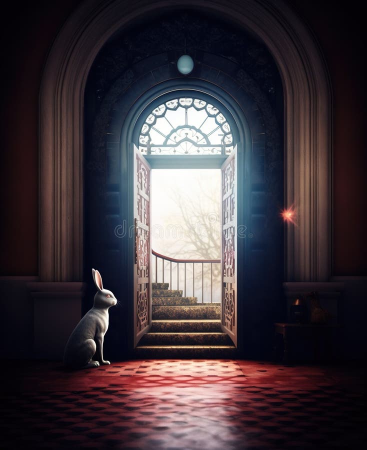 Magic door stock illustration. Illustration of animation - 61945129