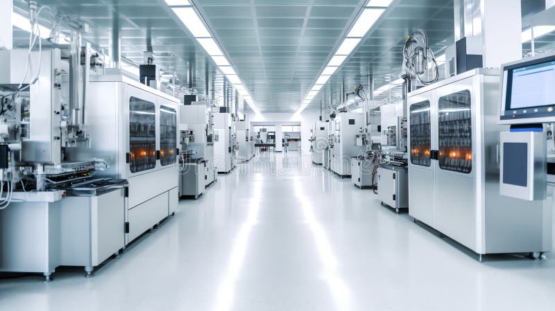 Microelectronics Factory Stock Illustrations – 34 Microelectronics ...