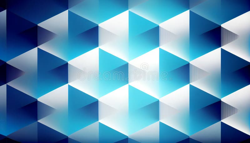 Generative AI, Minimalist Blue and White Geometric Gradient Pattern ...