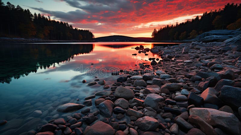 Reflection Ponds Stock Illustrations – 243 Reflection Ponds Stock ...