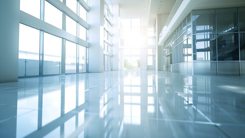 Generative AI Modern Building Interior Ground Background Business ...