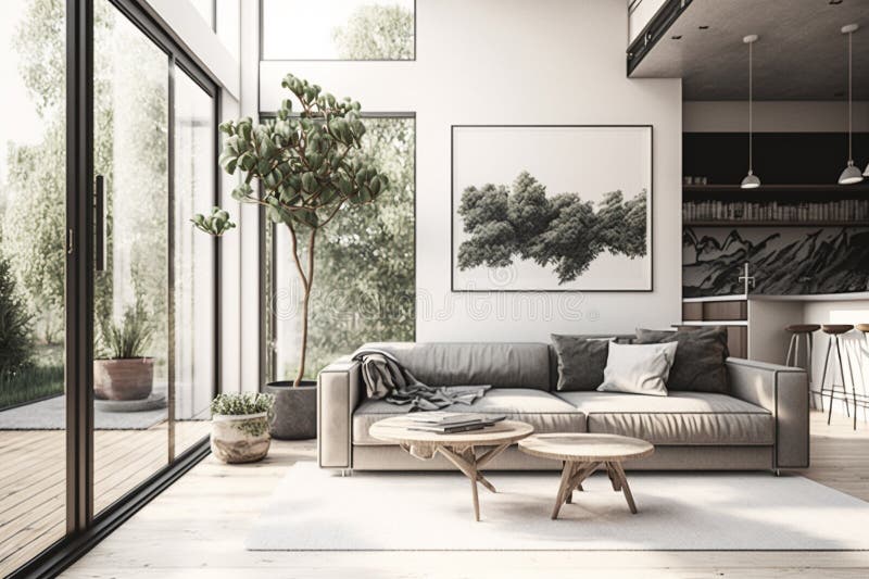 Minimalist Kitchen Designs: Modern, Clean, and Functional Stock Photo ...