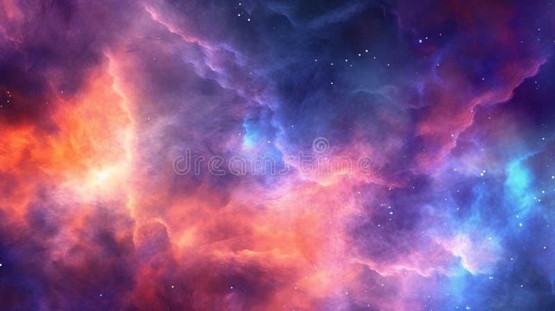 Generative AI, a Nebula or Galaxy Theme for a Space or Science-oriented ...