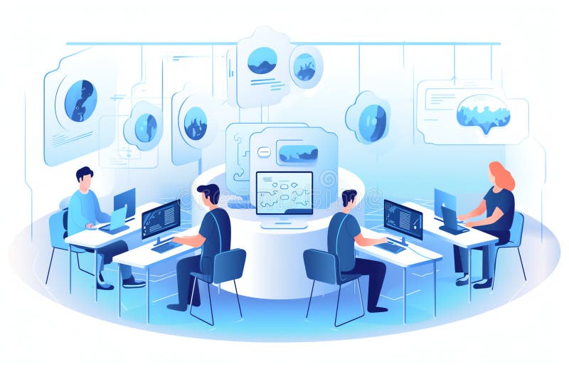 Generative Ai Nfv Network Function Virtualization Stock Illustration Illustration Of Vector