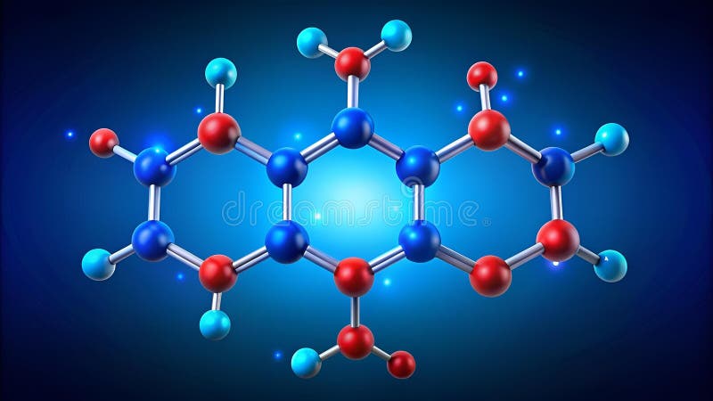 Structure of Adenosine Monophosphate .Vector Illustration Stock ...