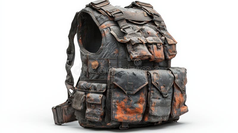 Old Backpack Covered in Rust Showcasing Weathered Material and Worn-out ...