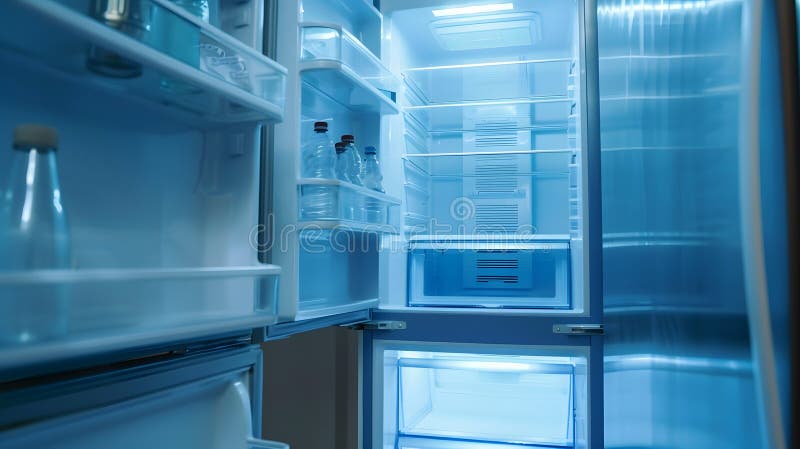 Generative AI Opened Empty Refrigerator Refrigerator Open Empty Fridge ... Generative AI Opened Empty Refrigerator Refrigerator Open Empty Fridge ...