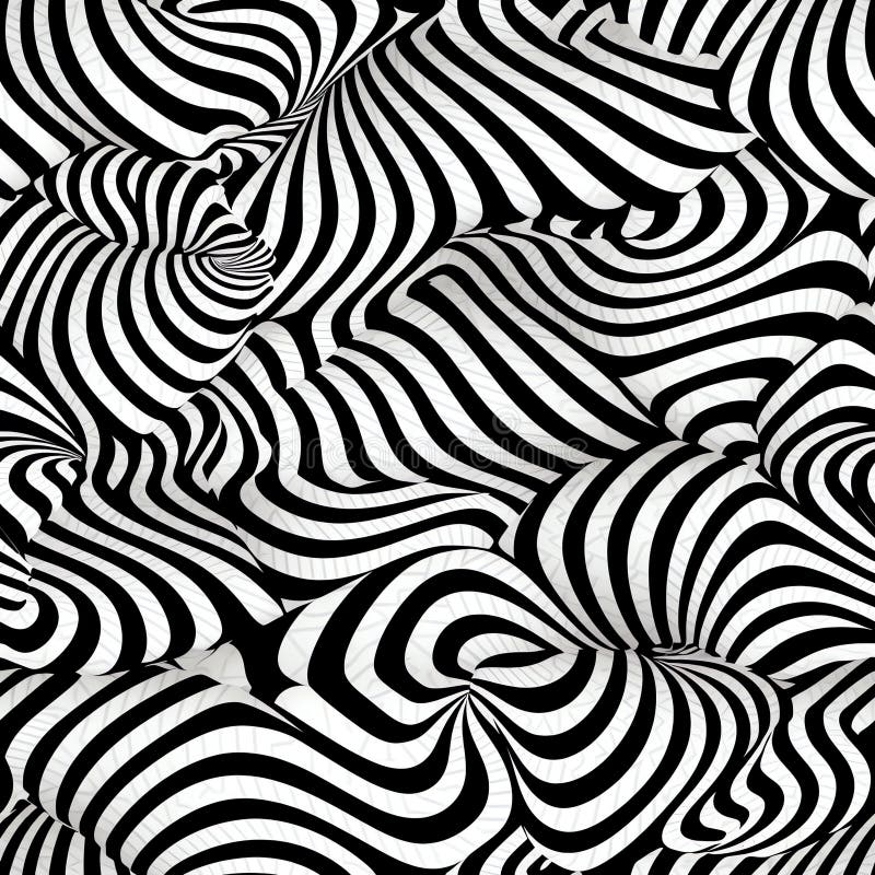 Generative AI Optical Pattern- Stock Illustration - Illustration of ...