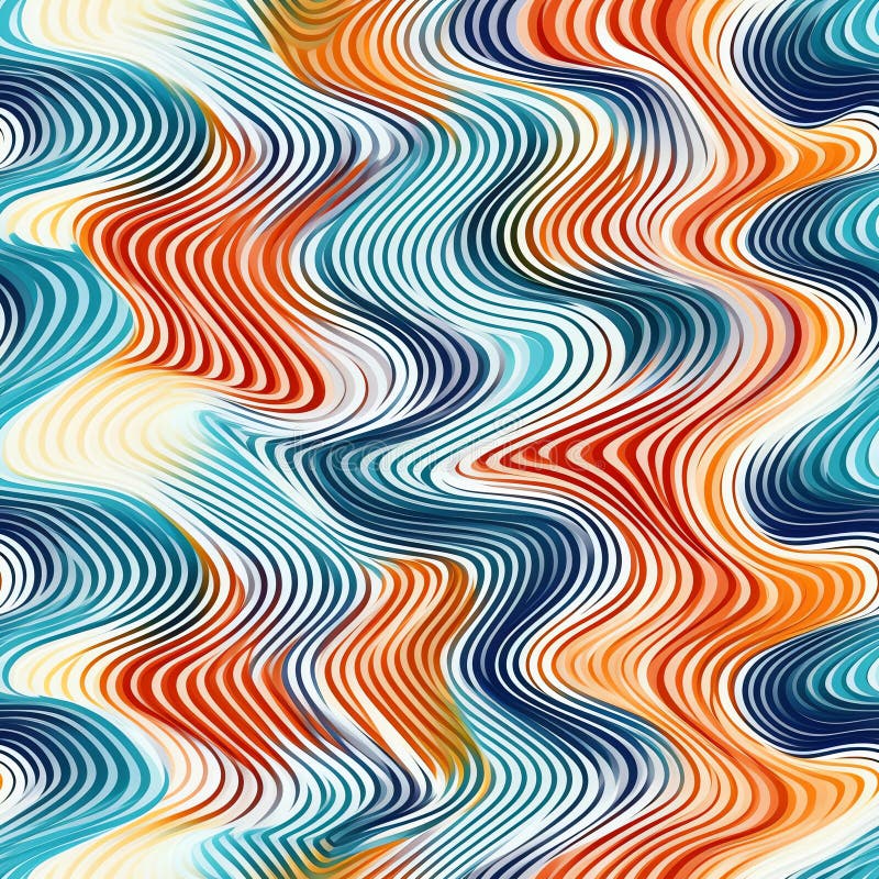 Generative AI Optical Pattern- Stock Illustration - Illustration of ...