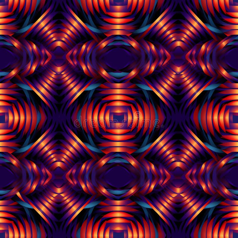 Generative AI Optical Pattern- Stock Illustration - Illustration of ...