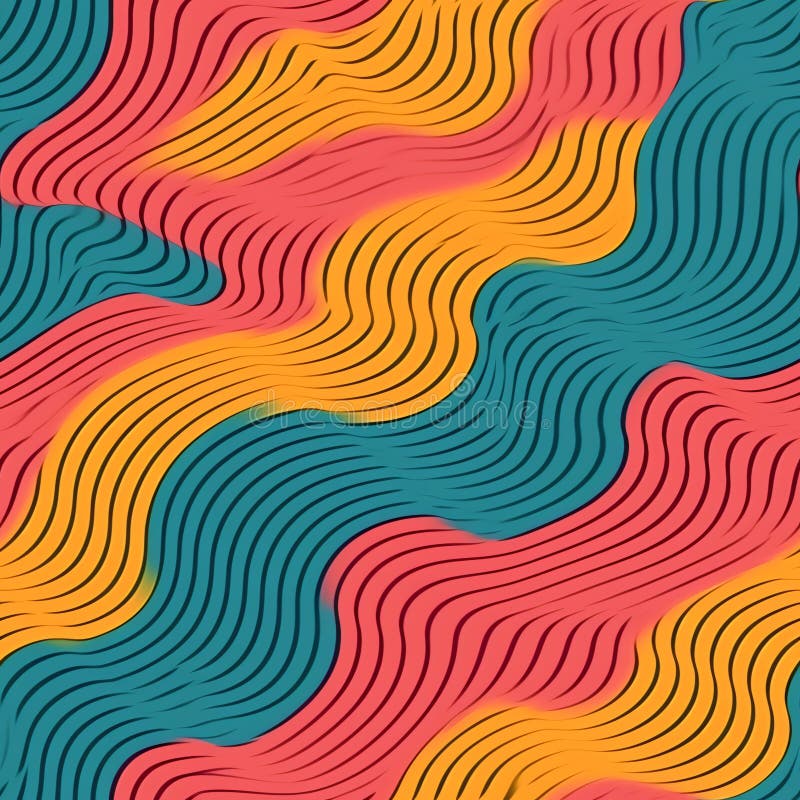 Generative AI Optical Pattern- Stock Illustration - Illustration of ...