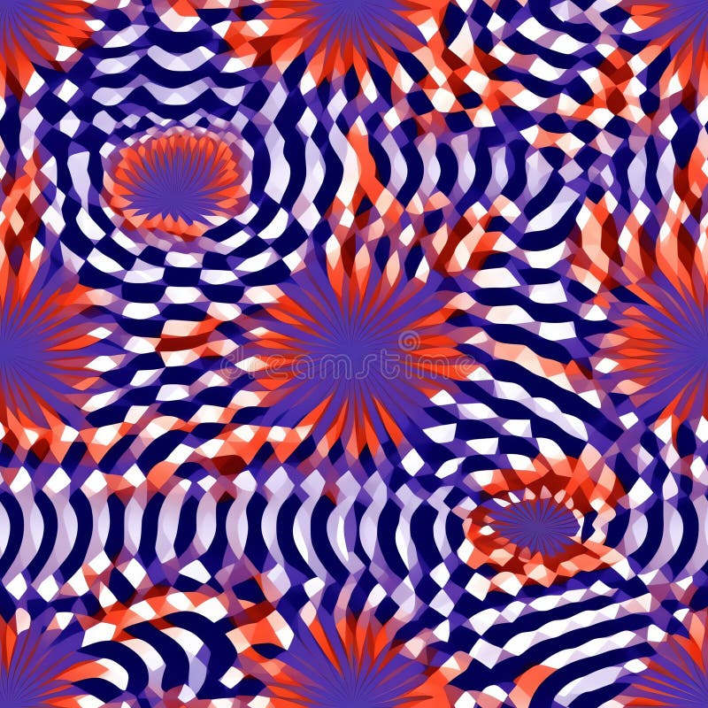 Generative AI Optical Pattern- Stock Illustration - Illustration of ...