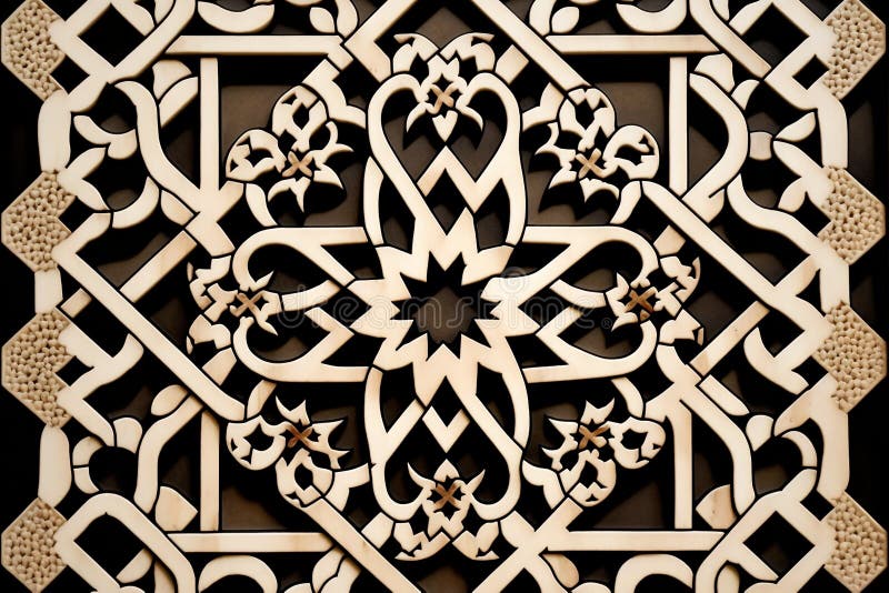 Generative AI of Ornate Islamic Pattern Concept for Moroccan Style ...